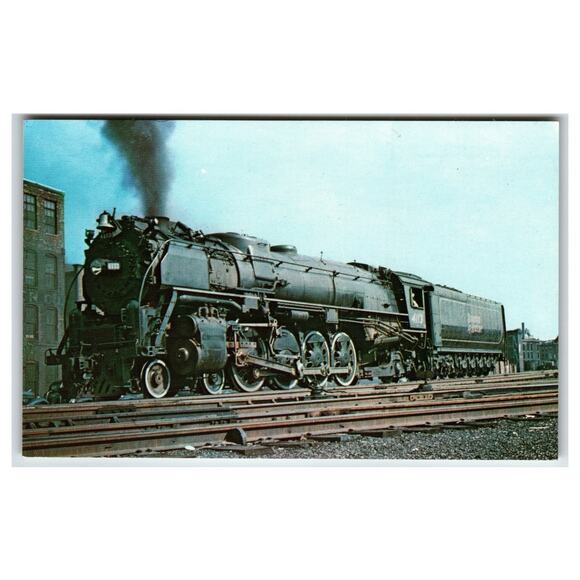 Postcard | Office | Boston Maine 413 Black Arrow Steam Locomotive ...